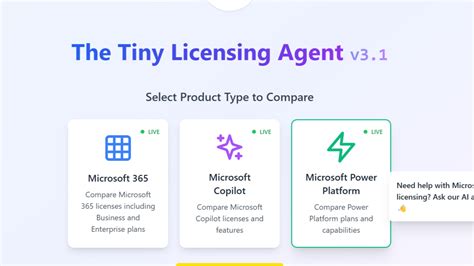 The Tiny Licensing Agent