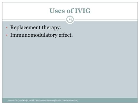 Intravenous Immunoglobulin Therapy Ivig Pptx