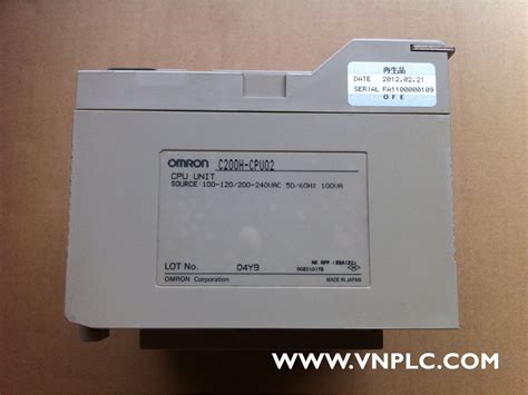 Omron PLC C H CPU VNPLC COM Mua bán PLC HMI Biến tần Thiết bị điều khiển