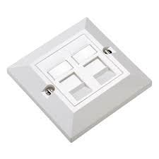 Excel Cat 6 2xRJ45 Face Plate MICROVIEW NIGERIA