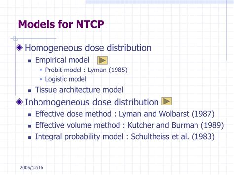 Ppt Establish The Ntcp Evaluation System For Radiotherapy Powerpoint