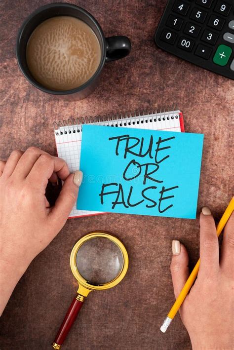 Text Showing Inspiration True Or False Business Overview Decide Between A Fact Or Telling A Lie