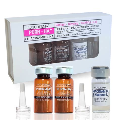 Natuderma Pdrn Ha Microneedling Serum Advanced Rejuvenating Treatment