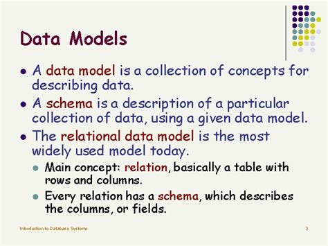 introduction to database systems 1 basic definitions l