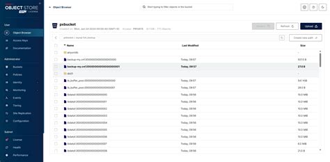 构建强大数据生态：利用minio和percona Xtrabackup打造高效备份与存储解决方案 墨天轮