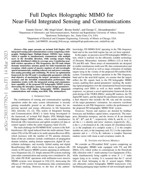 Full Duplex Holographic Mimo For Near Field Integrated Sensing And Communications Deepai