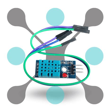 Dht11 Temperature Sensor Humidity Sensing Module With Led
