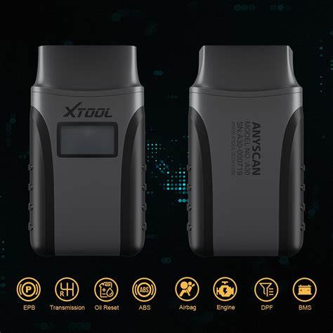 XTOOL Anyscan A30 All system car detector OBDII code reader scanner