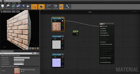 Luce Digitale Blog Unreal Materials Wall Sample