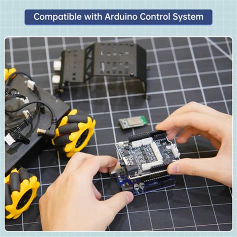 Hiwonder Miniauto Ai Vision Robot Base On Arduino Uno R3 Controller With 360° Omnidirectional