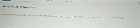 Solved 11 ﻿of 62 ﻿concepts Completedmultiple Choice