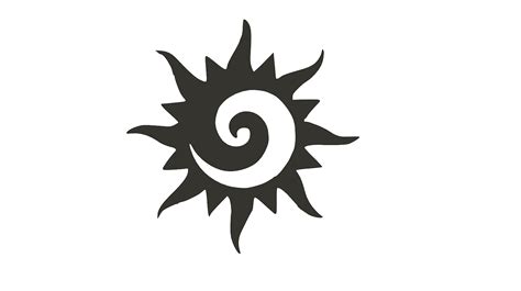 Spiral Sun Symbols