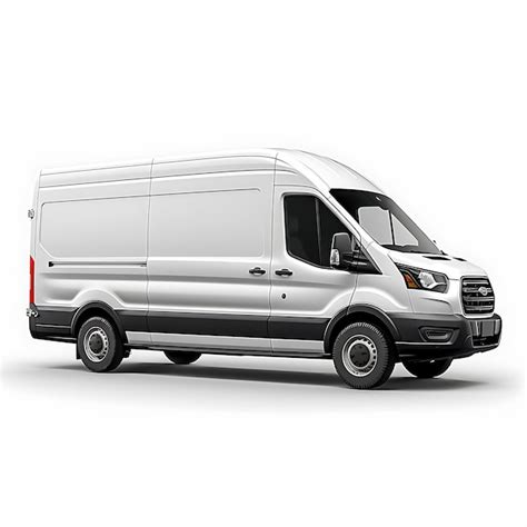 Premium Photo Isolated Of Ford Transit Cargo Van 2020 Model High Roof