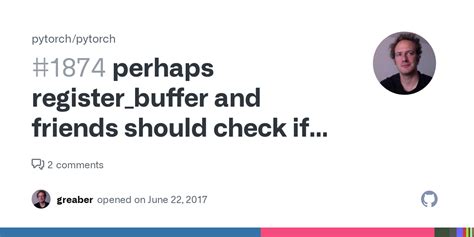 Perhaps Registerbuffer And Friends Should Check If The Property Already Exists On The Module