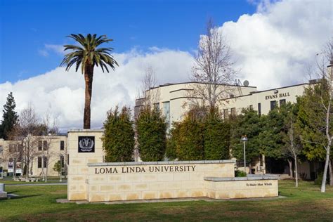 Loma Linda University Campus At Loma Linda California Usa Editorial