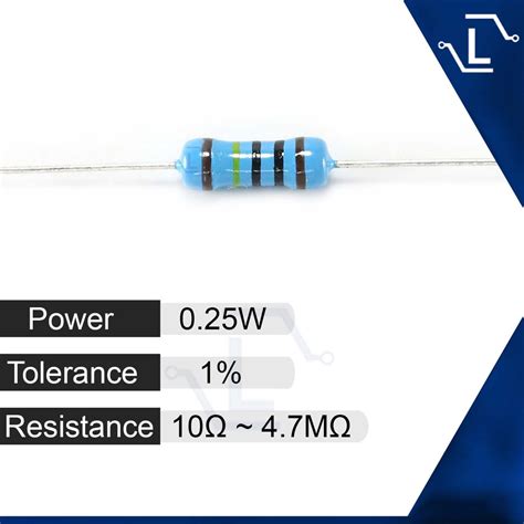 Luminense Pcs Resistors W W Tolerance Resistor Metal Film Resistance Perintang