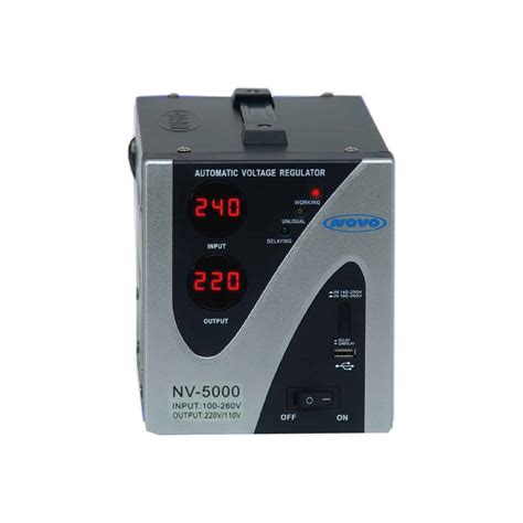 Novo 5000VA Digital Display Automatic Voltage Stabilizer Shopbeta