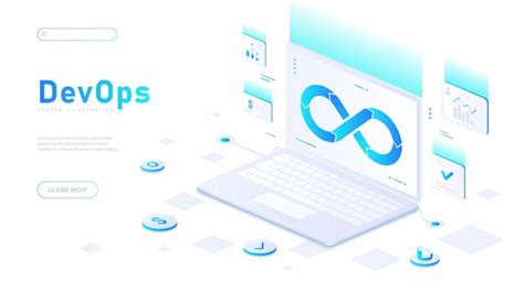 Desenvolvimento Web Banner Branco Devops Codificação De Programação De Sistema E Desenvolvimento