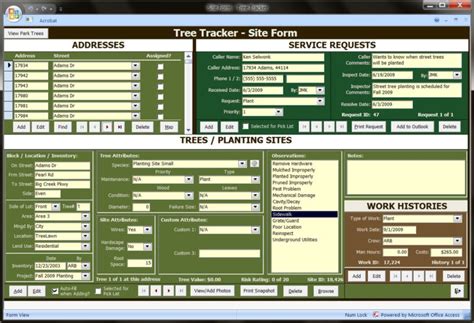 Tree Inventory Spreadsheet Within Treetracker Simple Street Tree