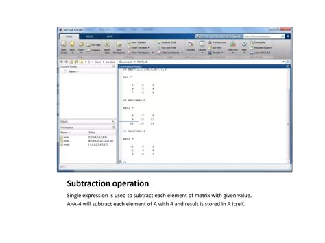 Matlab 1operations Onmatrix Ppt