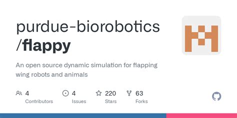 Github Purdue Biorobotics Flappy An Open Source Dynamic Simulation For Flapping Wing Robots
