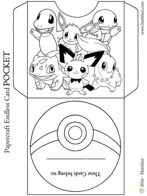 포켓몬 캐릭터 몬스터볼 진화 카드 만들기 네이버 블로그