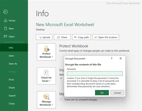 Guide And Tips How To Password Protect Excel From Opening Filelem