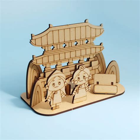 우드공예 Mdf Diy 한국 숭례문 만들기 도매킹