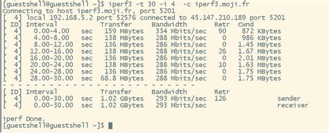 Balazs Kiss On Linkedin Running Throughput Test On Cisco Isr 4331 With Iperf3 By Guestshell Linux…