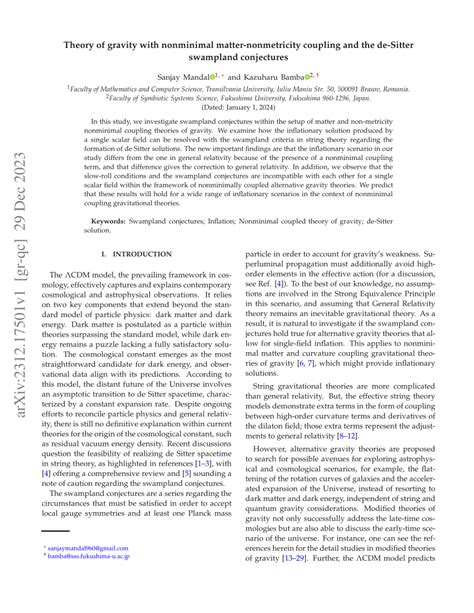 Pdf Theory Of Gravity With Nonminimal Matter Nonmetricity Coupling