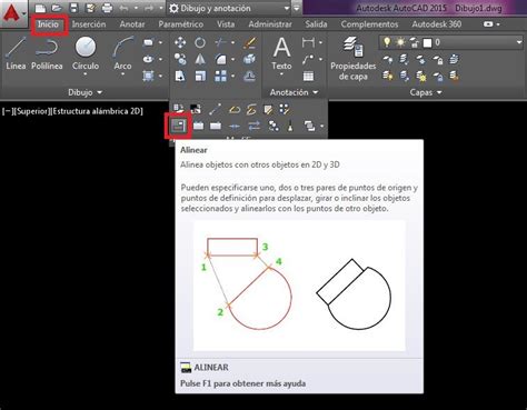 Como Usar El Comando Alinear En Autocad Image To U