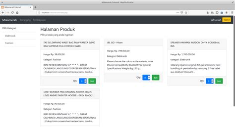 Modul Php Membuat Halaman Produk Sesuai Kategori Mikamerah Blog