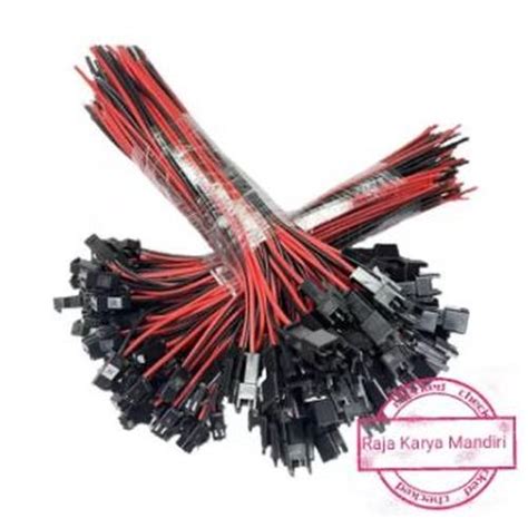 Jual Soket Socket Sambungan 2 Pin Terminal Kabel Male Female Konektor 2 Pin Hitam Kota