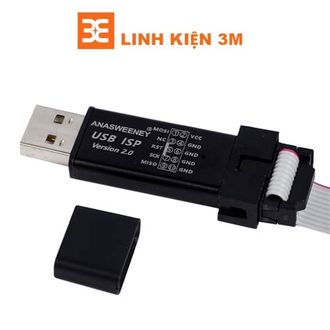 Mạch Nạp Usb Isp 89 Avr Đa Năng Cho Vi Điều Khiển Linh Kiện Điện Tử 3m