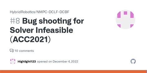Strange Code Issues In Acc Issue HybridRobotics NMPC DCLF DCBF GitHub