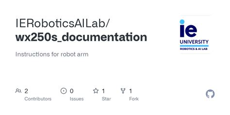GitHub IERoboticsAILab Wx S Documentation Instructions For Robot Arm