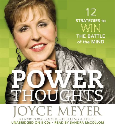 Power Thoughts Joyce Meyer Quotes Quotesgram