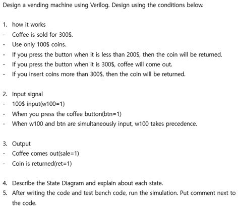 solved design a vending machine using verilog design a vending machine using verilog design