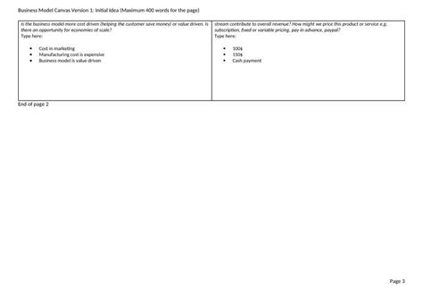 Business Model Canvas Workbook For Winning Business Project Desklib