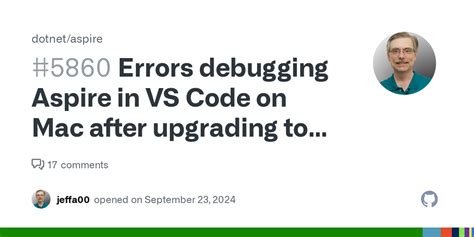 Errors Debugging Aspire In Vs Code On Mac After Upgrading To Sequoia