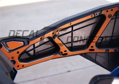 Carbon Fiber Interior Door Frame Decal Kit For Polaris Rzr 1000 Decal