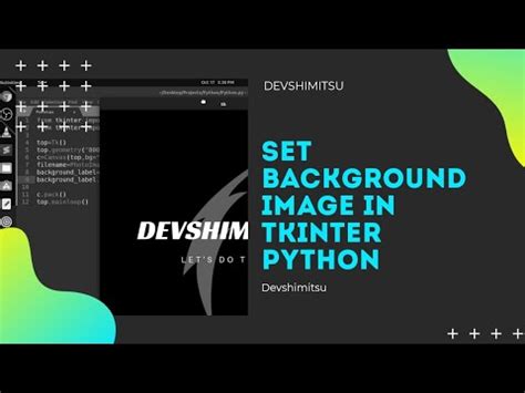 Set Background Image In Tkinter Python YouTube