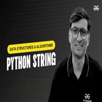 Python String GeeksforGeeks Videos