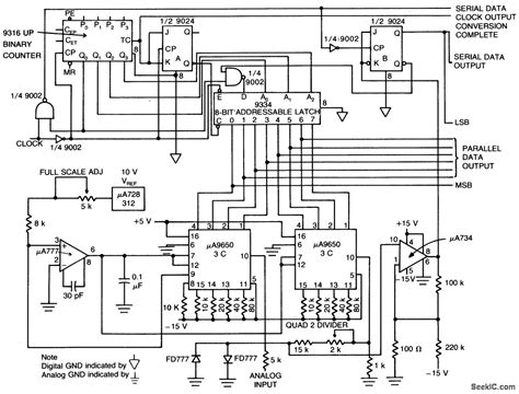 8比特模数转换器 基础电路 维库电子市场网