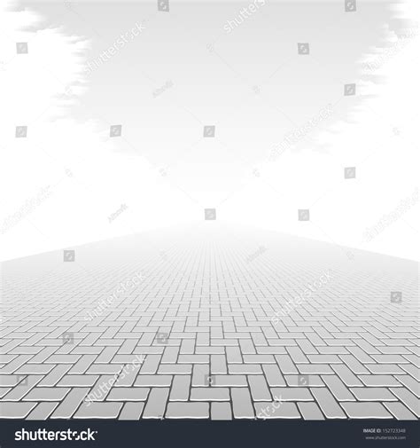 Concrete Block Pavement Vector Stock Vector 152723348 Shutterstock