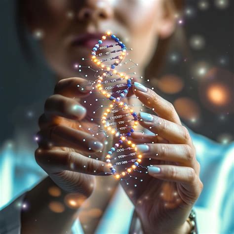 Premium Photo Animated Visualization Of Dna In Molecular Biology Analyze Genomic Data