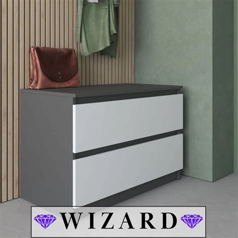 Мебель Украина Меблі Україна Комод тумба на 2 шухляди 😍 👉 комод Wizard Mebel Ukraine 💳Ціна