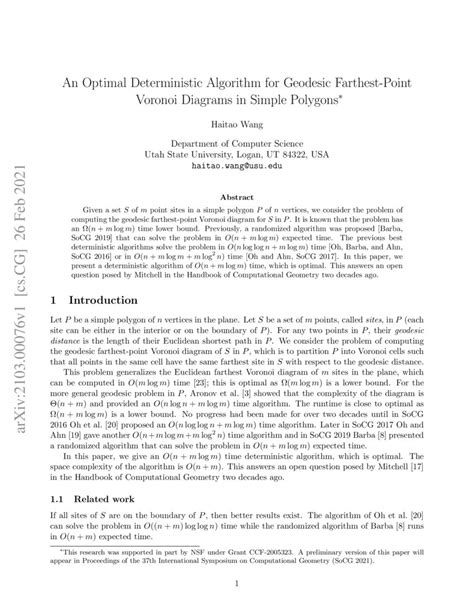An Optimal Deterministic Algorithm For Geodesic Farthest Point Voronoi Diagrams In Simple