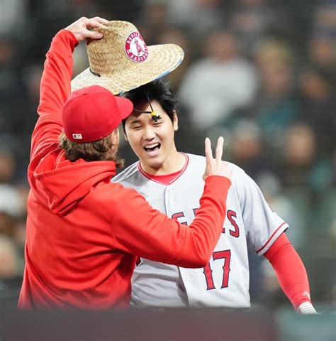 大谷翔平が2試合連発2号、試合前にはブルペン投球で調整 前日は「トラウタニ弾」 Mlb写真ニュース 日刊スポーツ