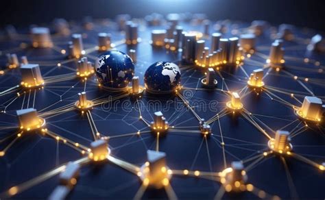 Intricate And Complex Network Symbolizing Connections In A Digital And Advanced Technology